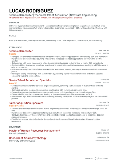 18 Tech Resume Examples & Guide for 2025