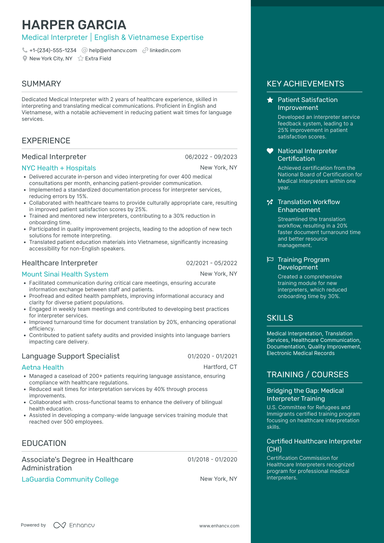 22 Interpreter Resume Examples That Got Jobs for 2025 22 Interpreter Resume Examples That Got Jobs for 2025