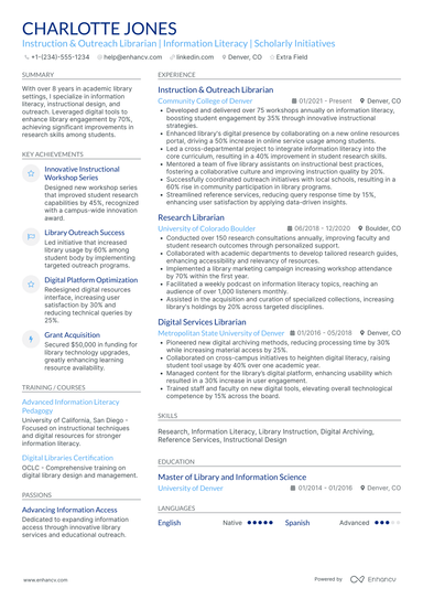 22 Librarian Resume Examples That Got Jobs for 2025