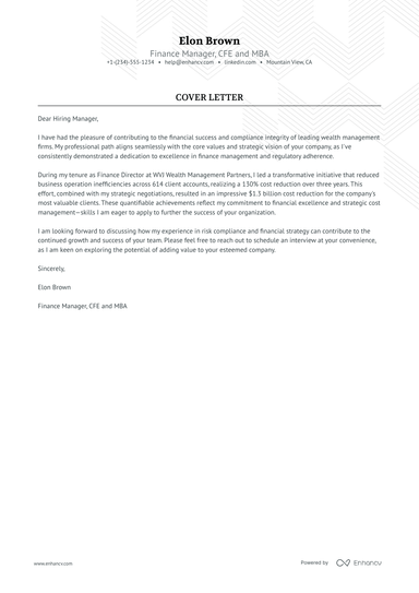18 Professional Executive Cover Letter Examples and Template for 2025 ...