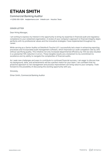 6 Professional Banking Cover Letter Examples and Template for 2024 ...