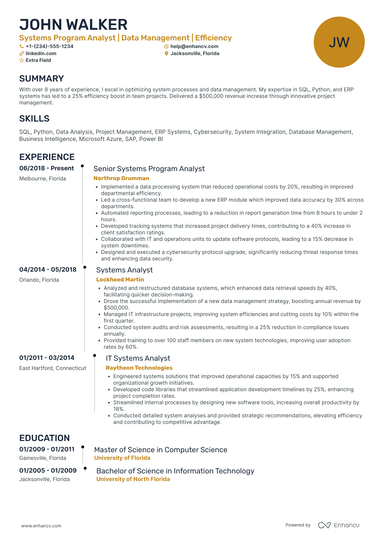 21 Program Analyst Resume Examples & Guide for 2025