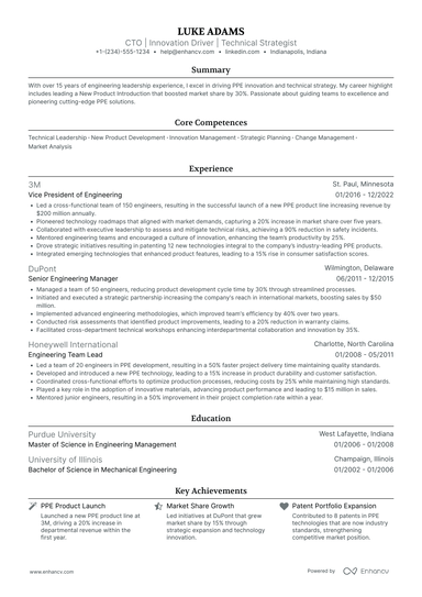 36 Chief Information Officer (CIO) Resume Examples & Guide for 2025