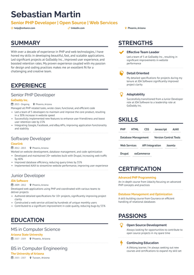 24 Web Developer Resume Examples & Guide for 2024