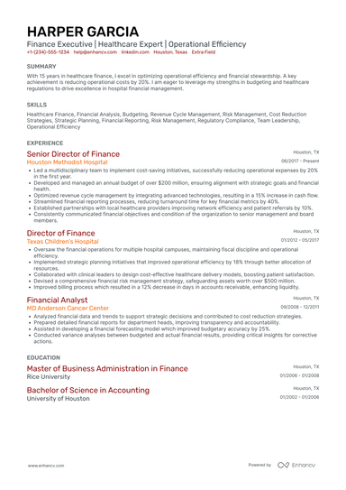 49 Executive Resume Examples, Templates & Guide for 2025