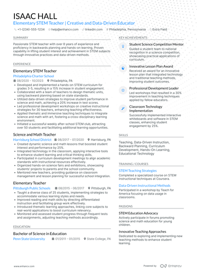 21 Early Childhood Teacher Resume Examples & Guide for 2025