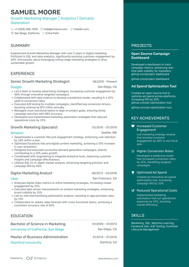 21 Facebook Resume Examples & Guide for 2025