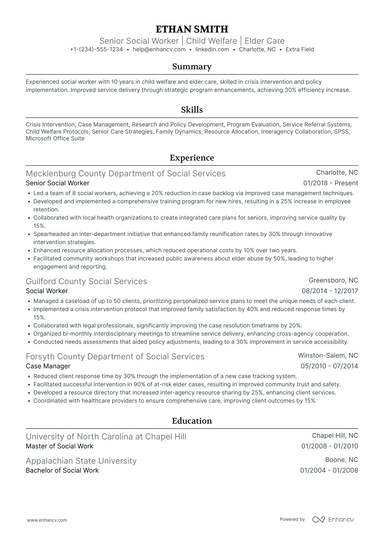 26 Social Worker Resume Examples, Templates & Guide for 2025