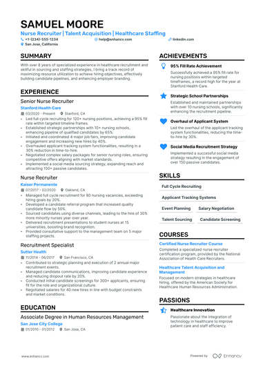 26 Recruiter Resume Examples & Guide for 2025
