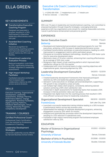 21 Coaching Resume Examples That Got Jobs for 2025