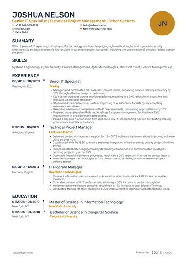 18 IT Specialist Resume Examples & Guide for 2025