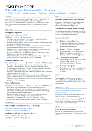 25 IT Support Resume Examples & Guide for 2025