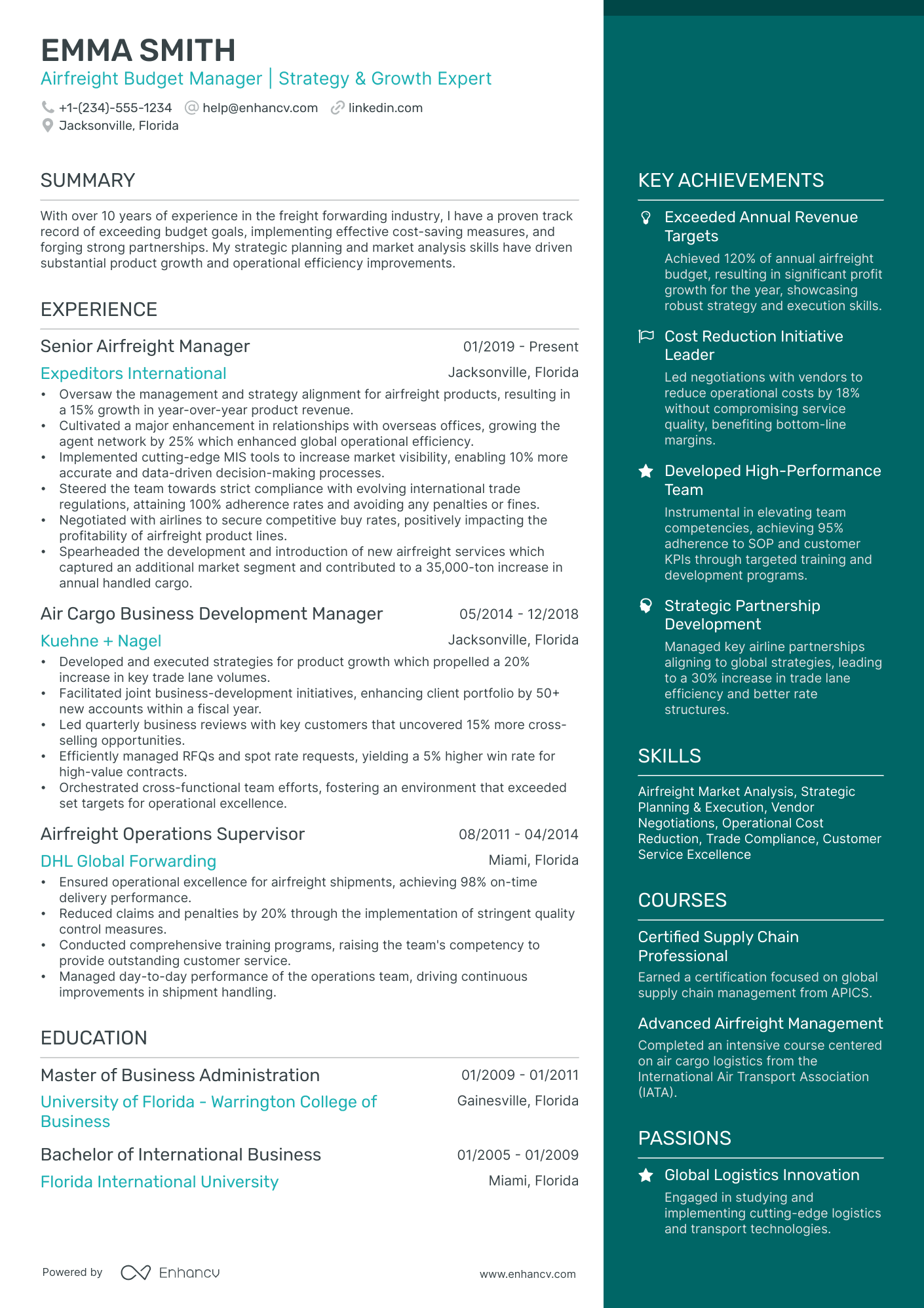 10 Import-Export Manager Resume Examples & Guide for 2025