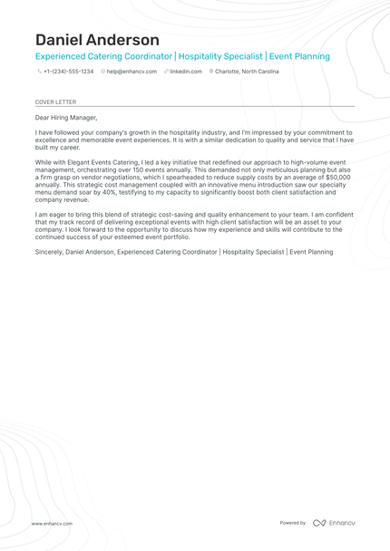 11 Professional Server Cover Letter Examples and Template for 2024 ...