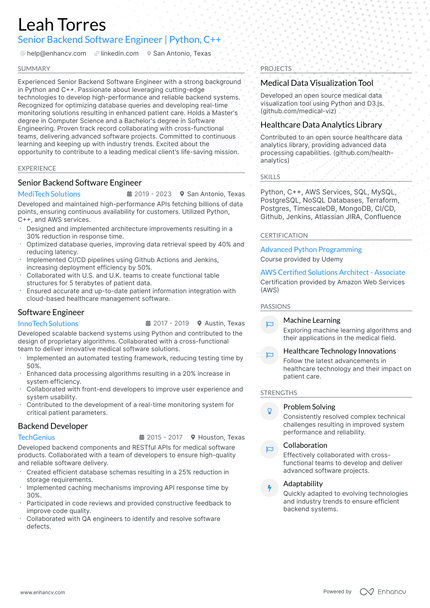 10 Lead Engineer Resume Examples & Guide for 2026