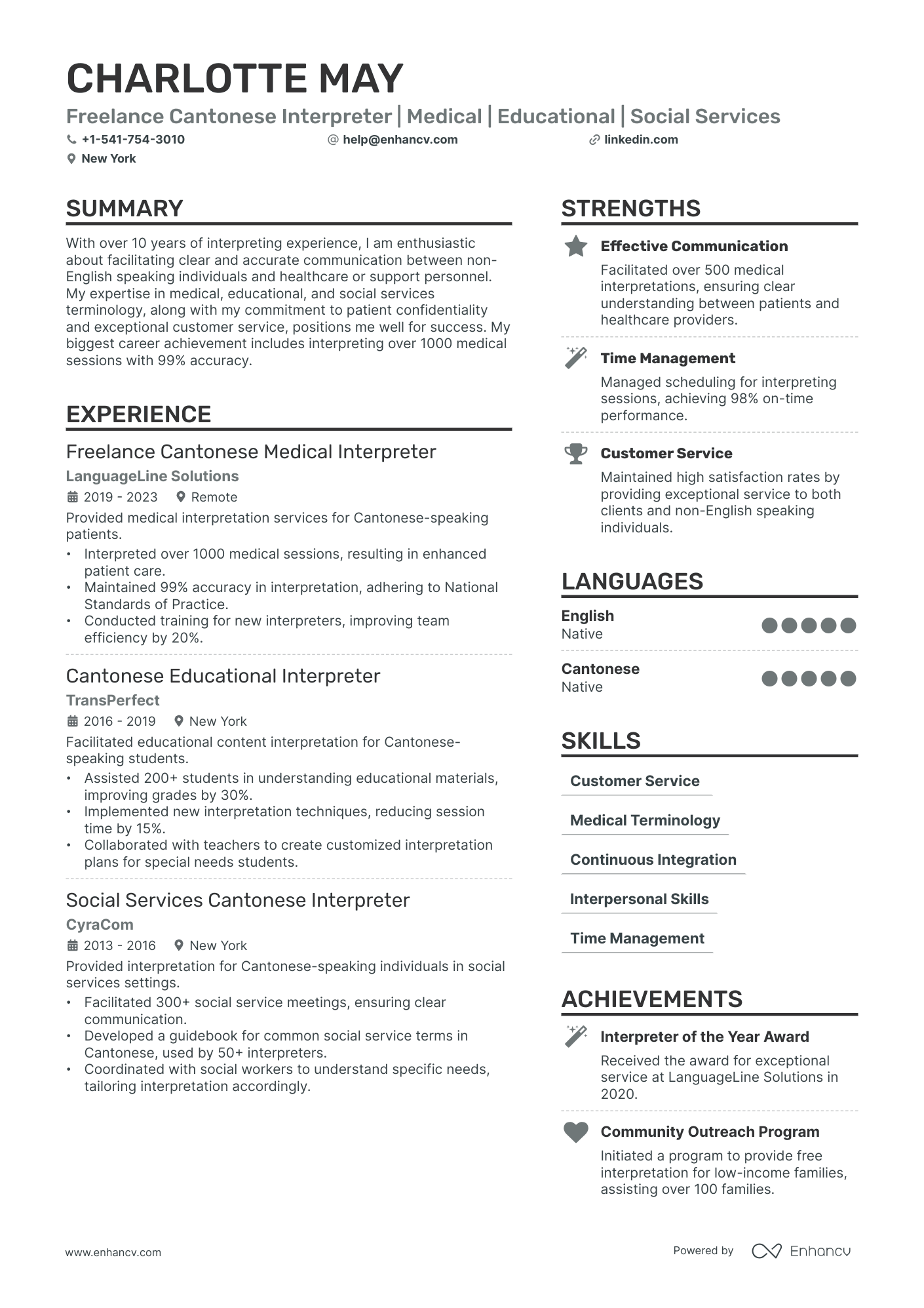 5 Freelance Translator Resume Examples & Guide for 2024