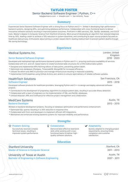 5 AWS Cloud Engineer Resume Examples & Guide for 2024