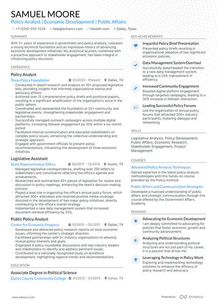 10 Government Resume Examples - March 2025