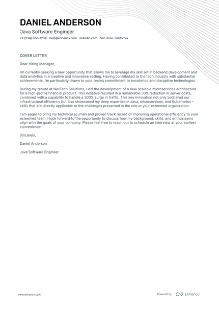 6 Professional Software Developer Cover Letter Examples and Template ...