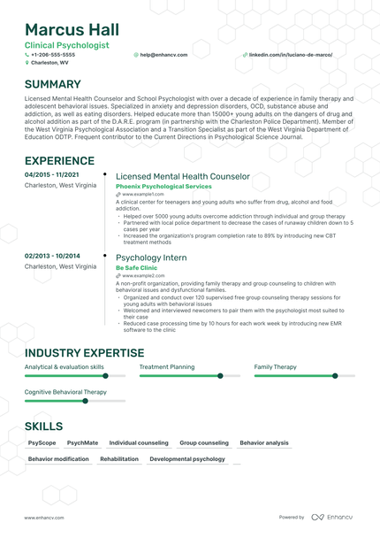 Craft a standout psychologist resume with expert tips & strategies for ...