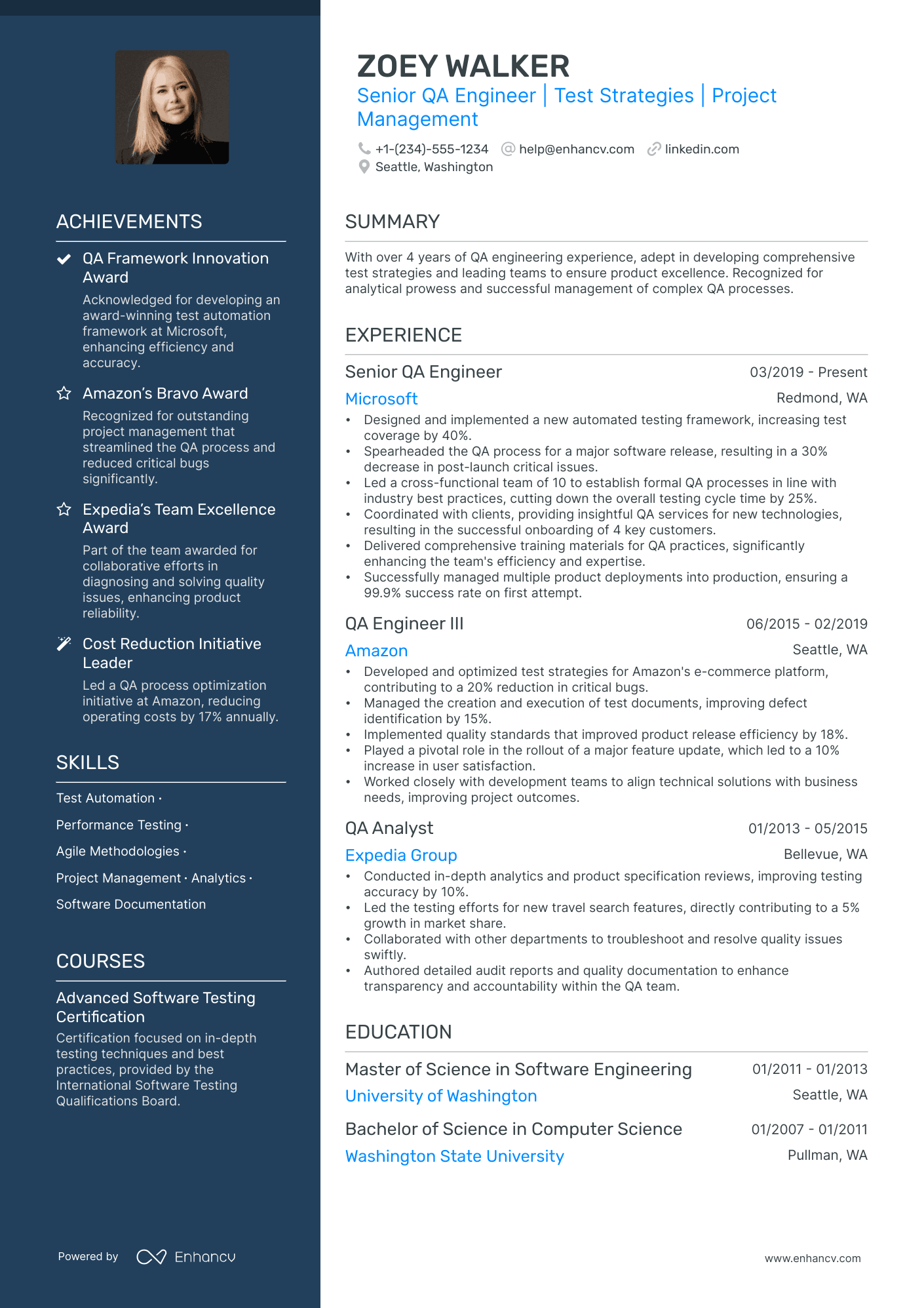 5 QA Manager Resume Examples & Guide for 2024