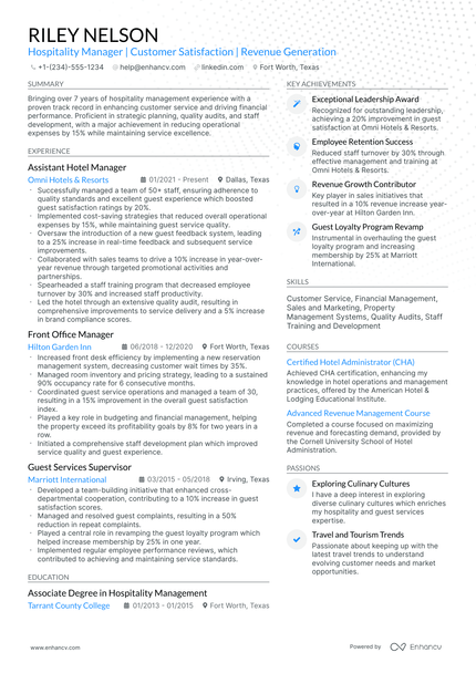 10 Assistant General Manager Resume Examples, Templates & Guide for 2026
