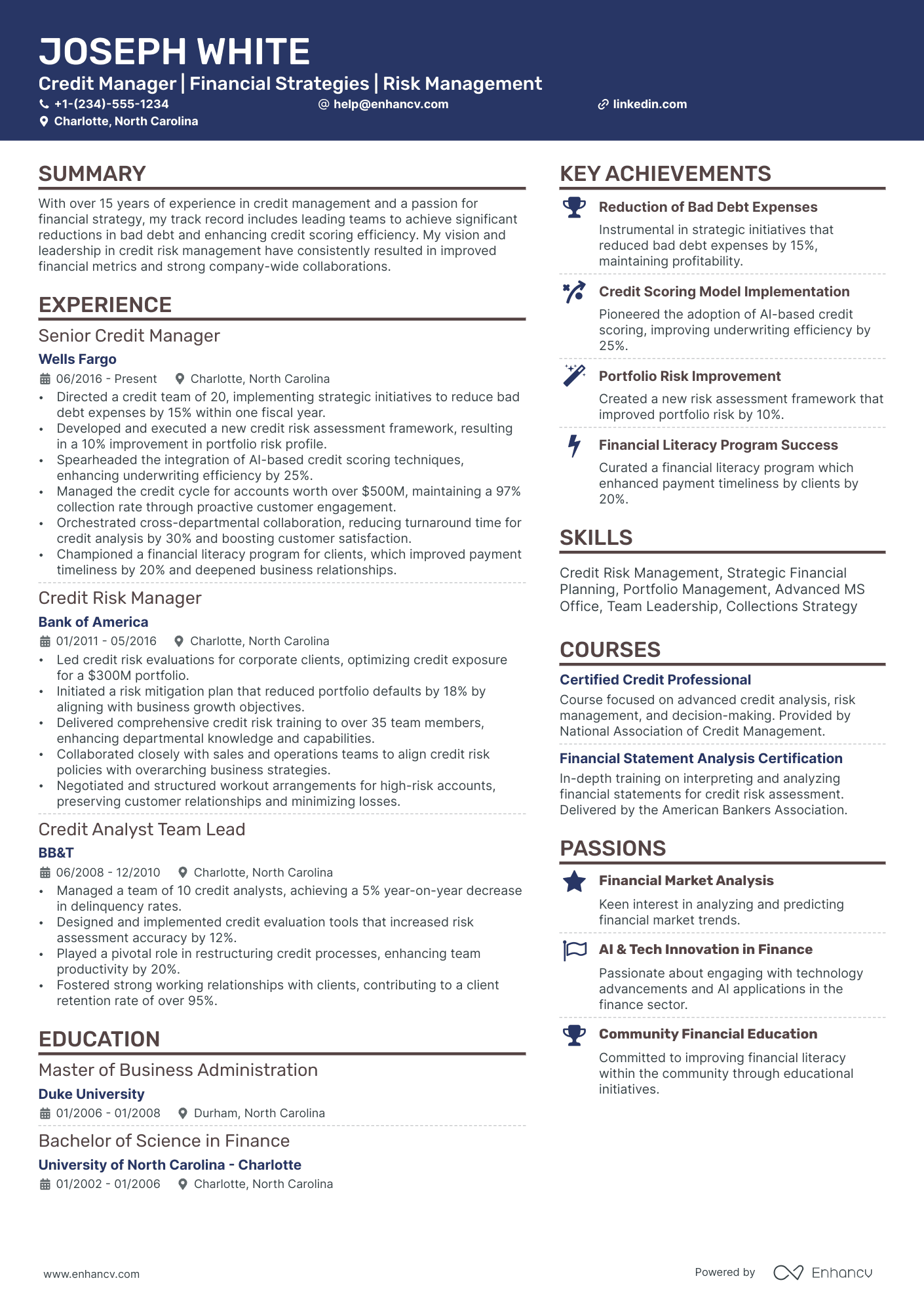 10 Credit Manager Resume Examples & Guide for 2026