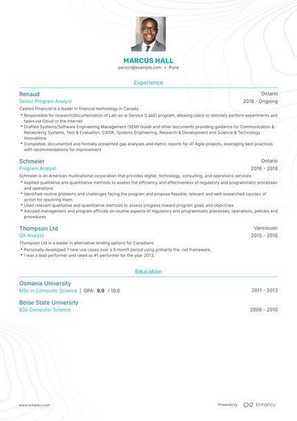 5 Program Analyst Resume Examples & Guide for 2023