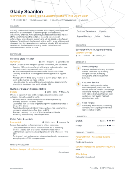 8 Store Manager Resume Examples & Guide for 2024