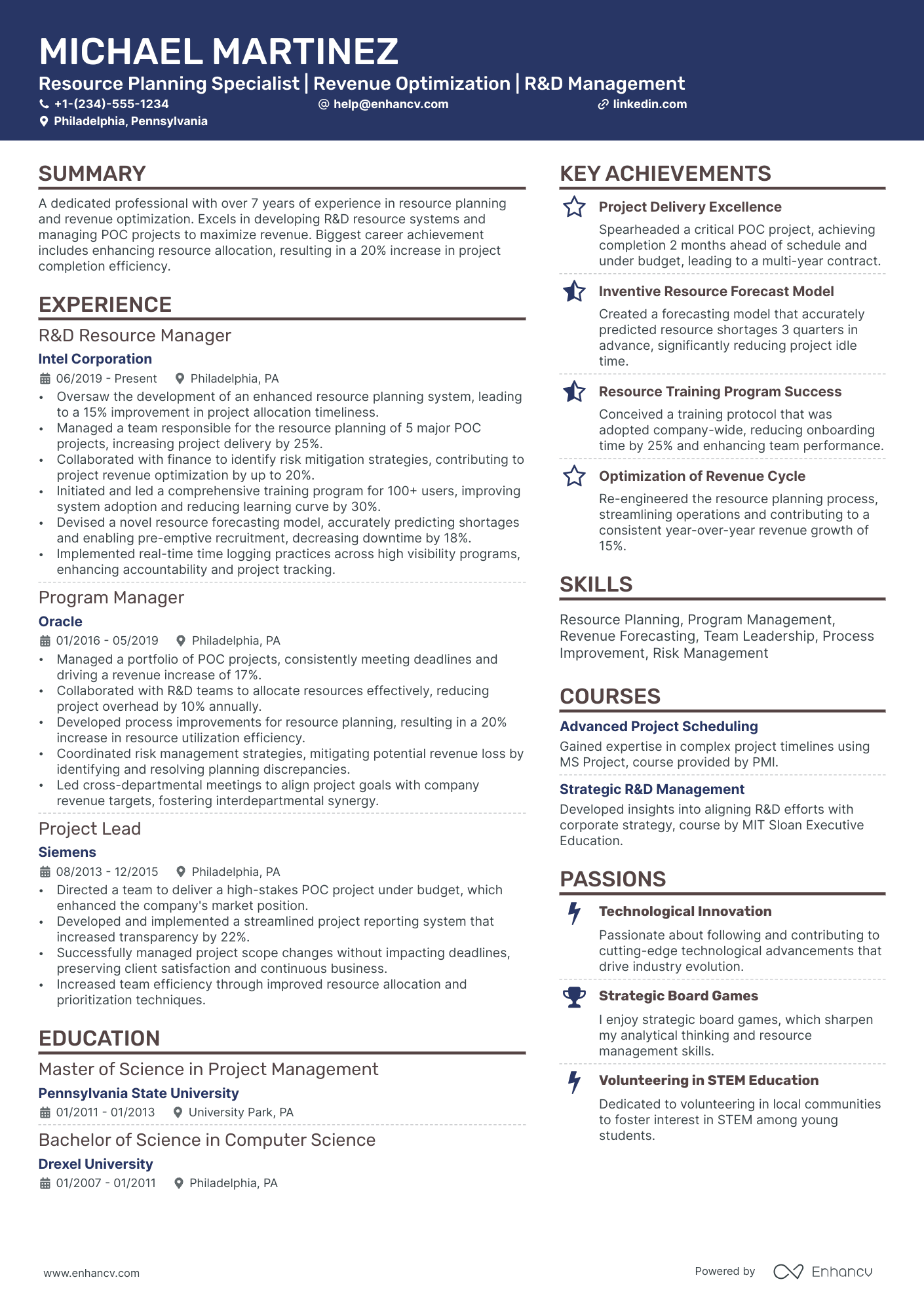 10 Principal Program Manager Resume Examples & Guide for 2026