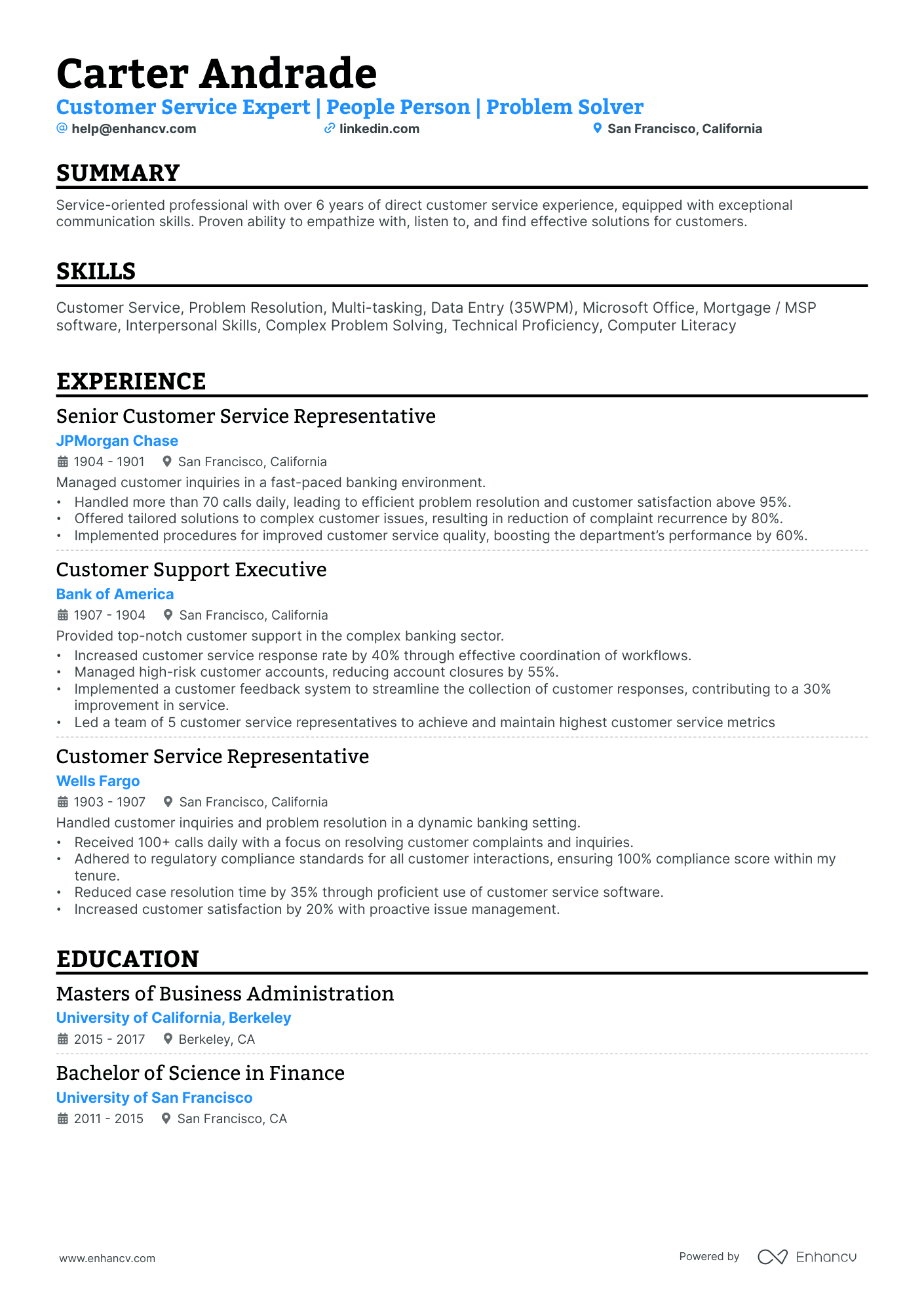 10 Customer Service Specialist Resume Examples & Guide for 2026