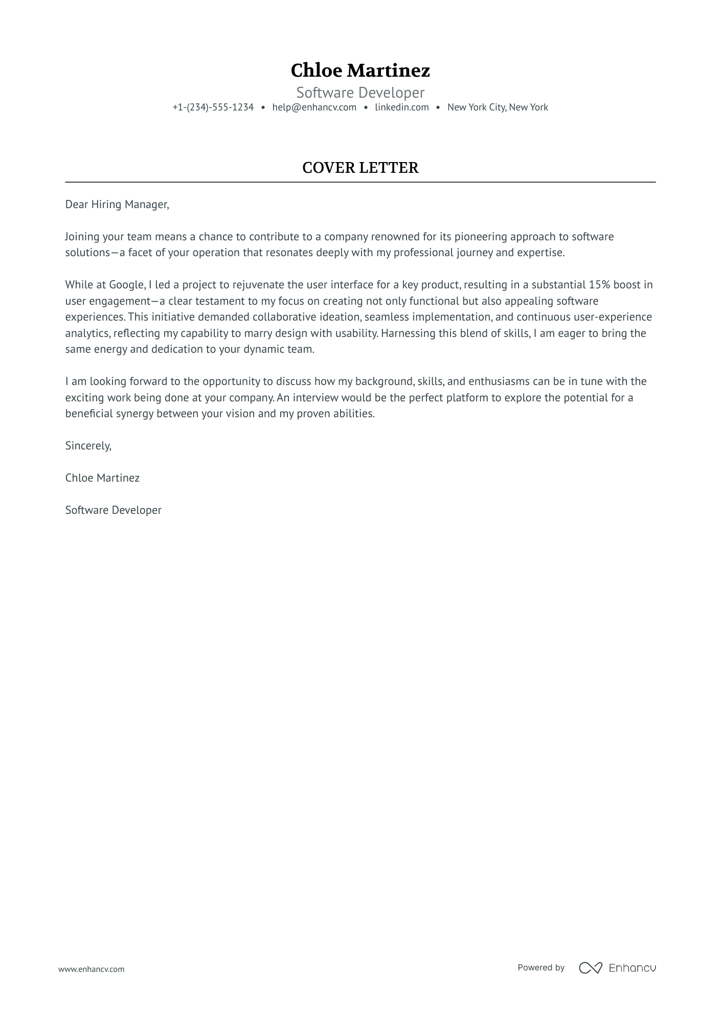 8 Professional React Full Stack Developer Cover Letter Examples and ...