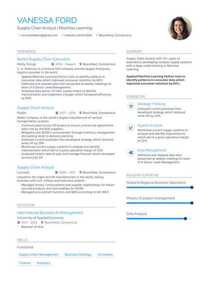 14 Supply Chain Manager Resume Examples & Guide for 2024