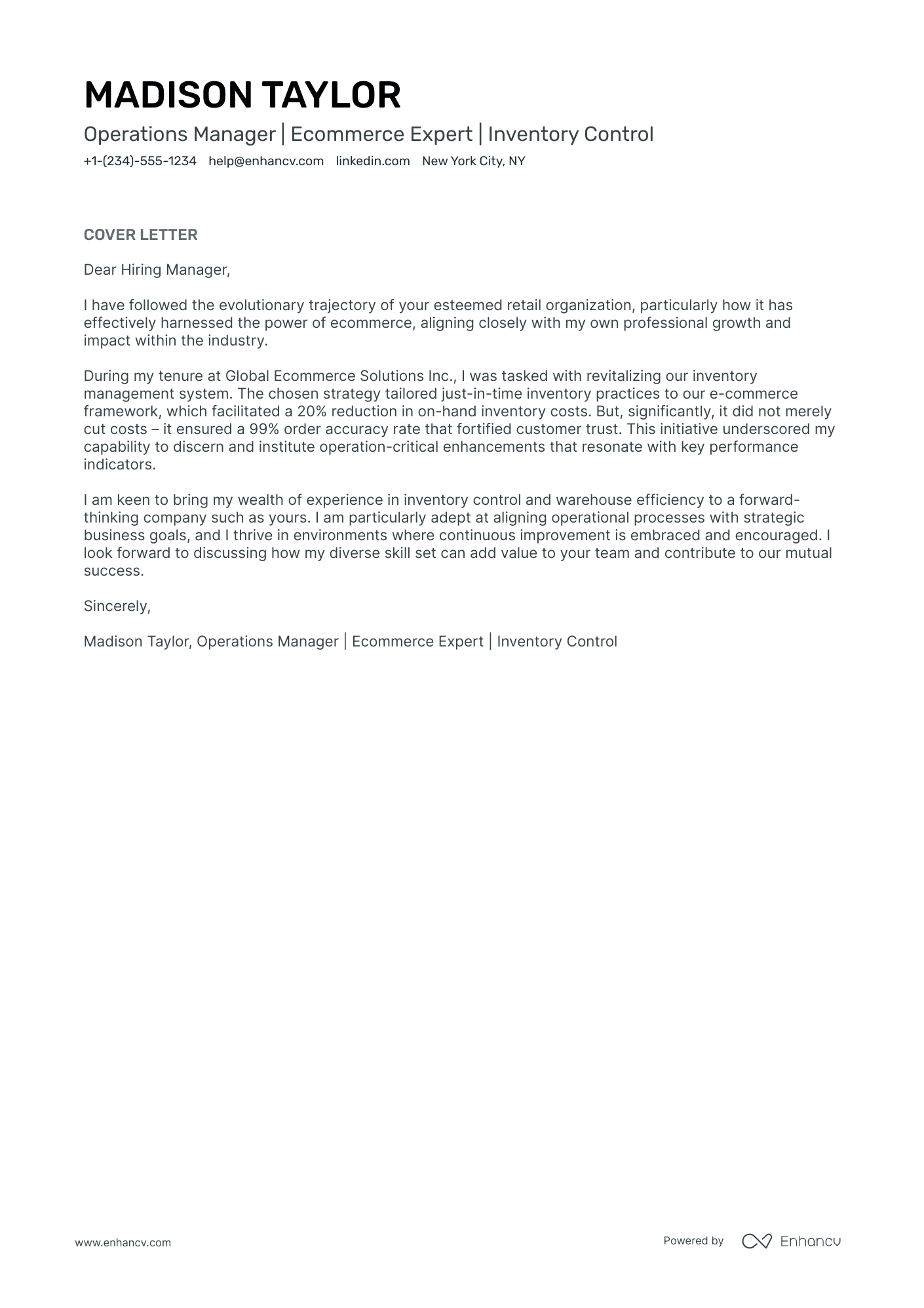 10 Professional Warehouse Worker Cover Letter Examples and Template for ...
