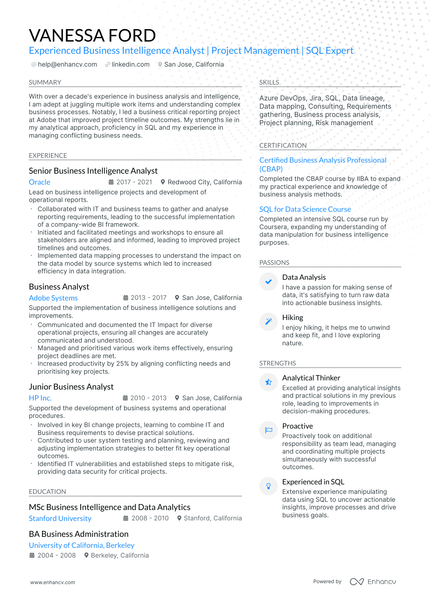 10 Business Intelligence Analyst Resume Examples & Guide for 2026