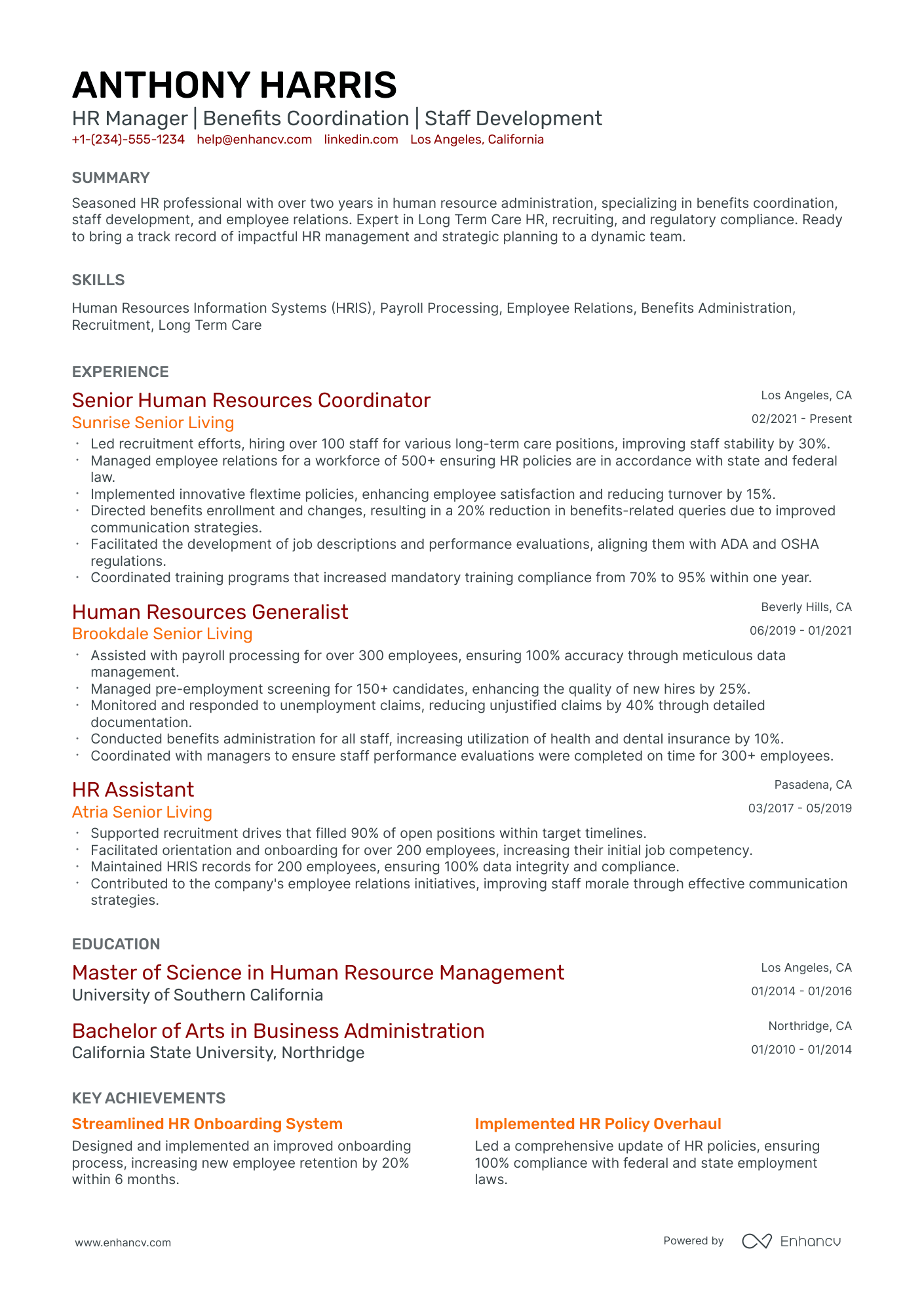 10 Resource Manager Resume Examples & Guide for 2026