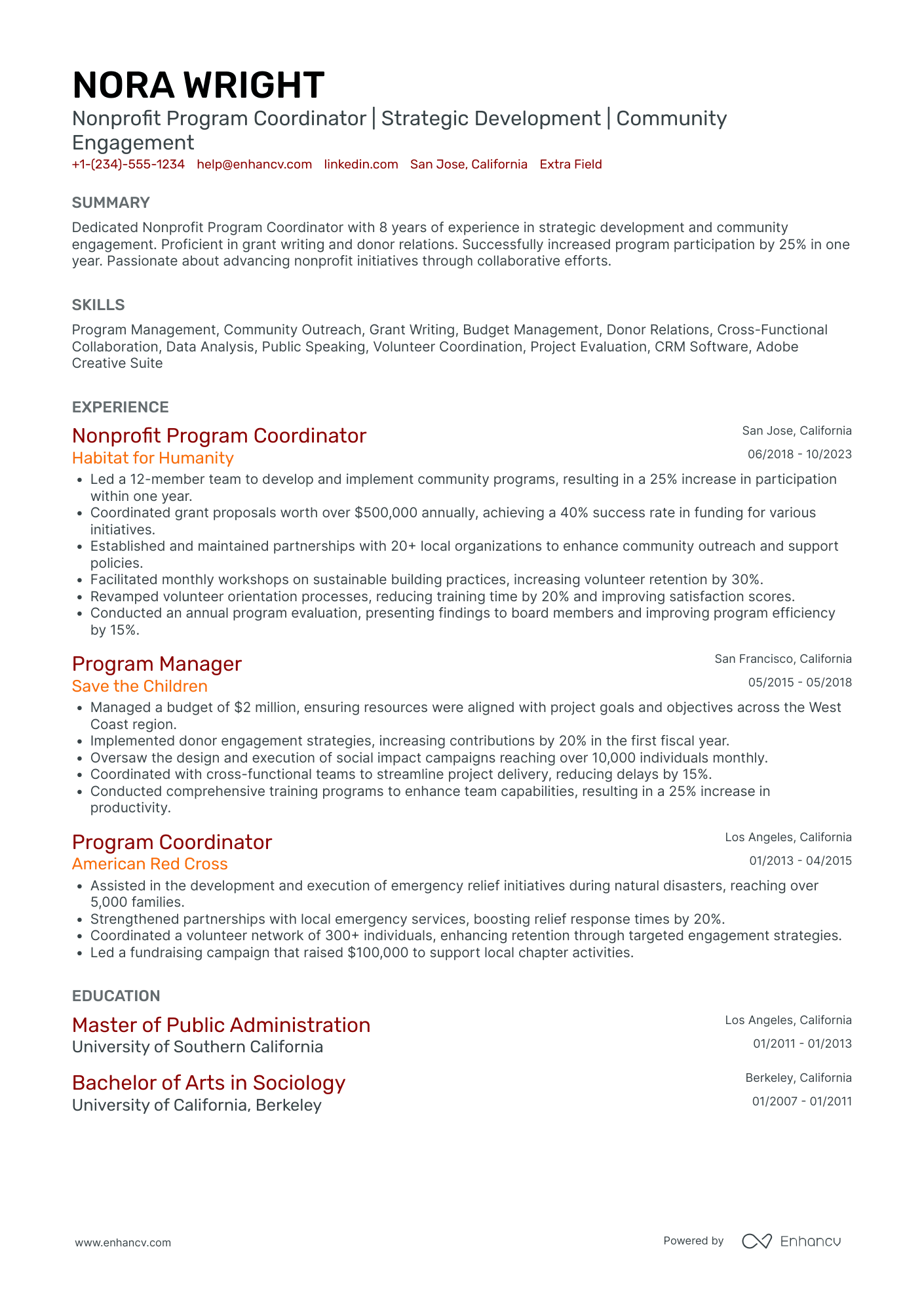21 Program Coordinator Resume Examples - March 2026