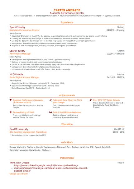 5 PPC Specialist Resume Examples & Guide for 2024