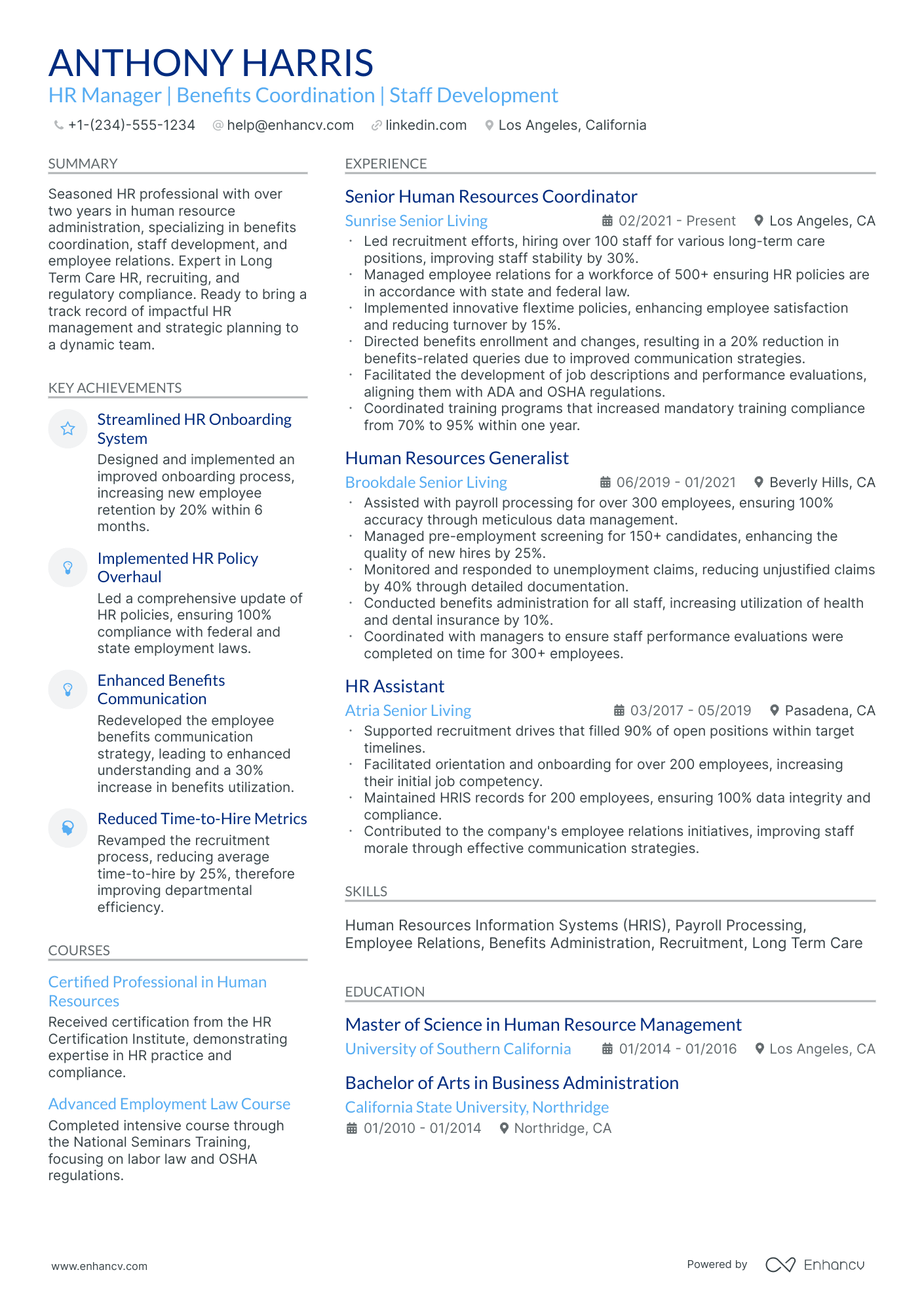 10 Resource Manager Resume Examples & Guide for 2026