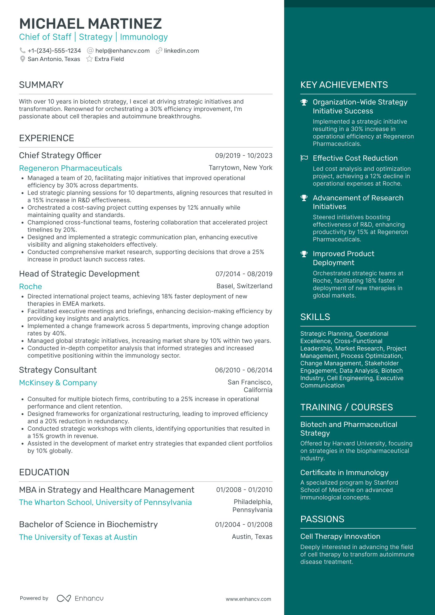 13 Chief of Staff Resume Examples & Guide for 2026