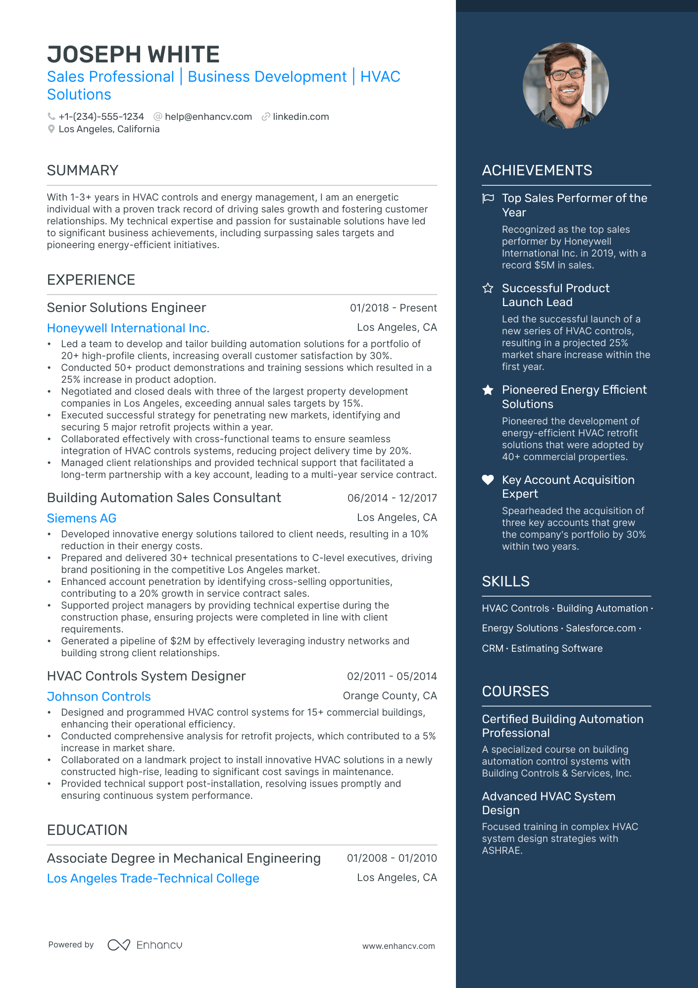 5 Construction Sales Resume Examples & Guide for 2024