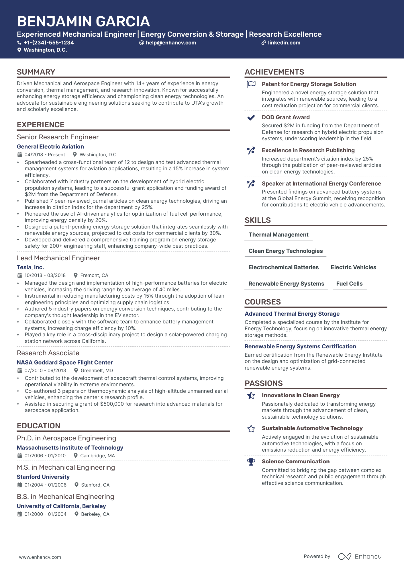 5 Aerospace Engineering Resume Examples & Guide for 2024