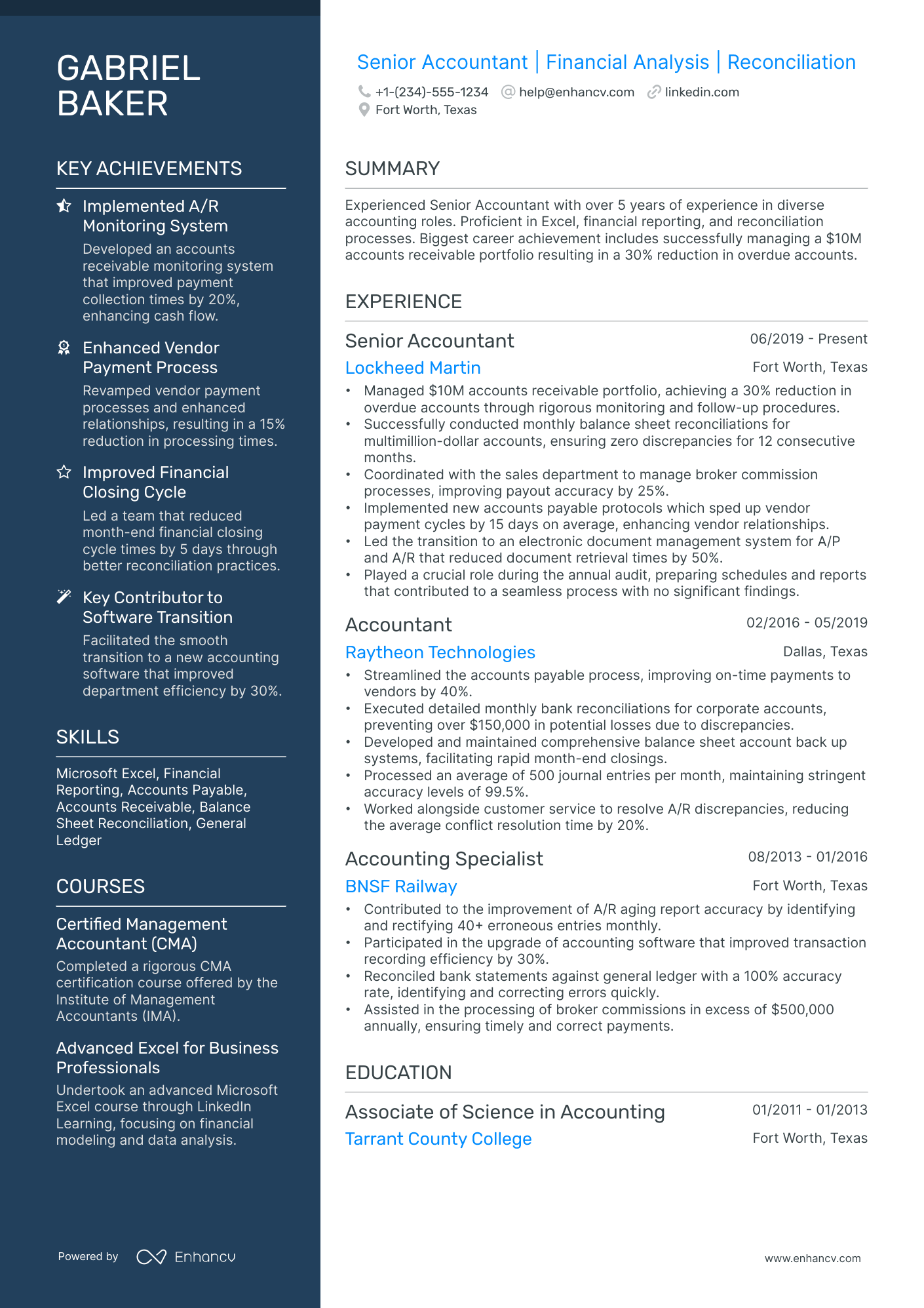 10 Financial Assistant Resume Examples & Guide for 2025