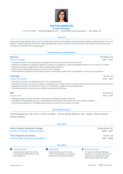 5 Amazon Resume Examples & Guide for 2024