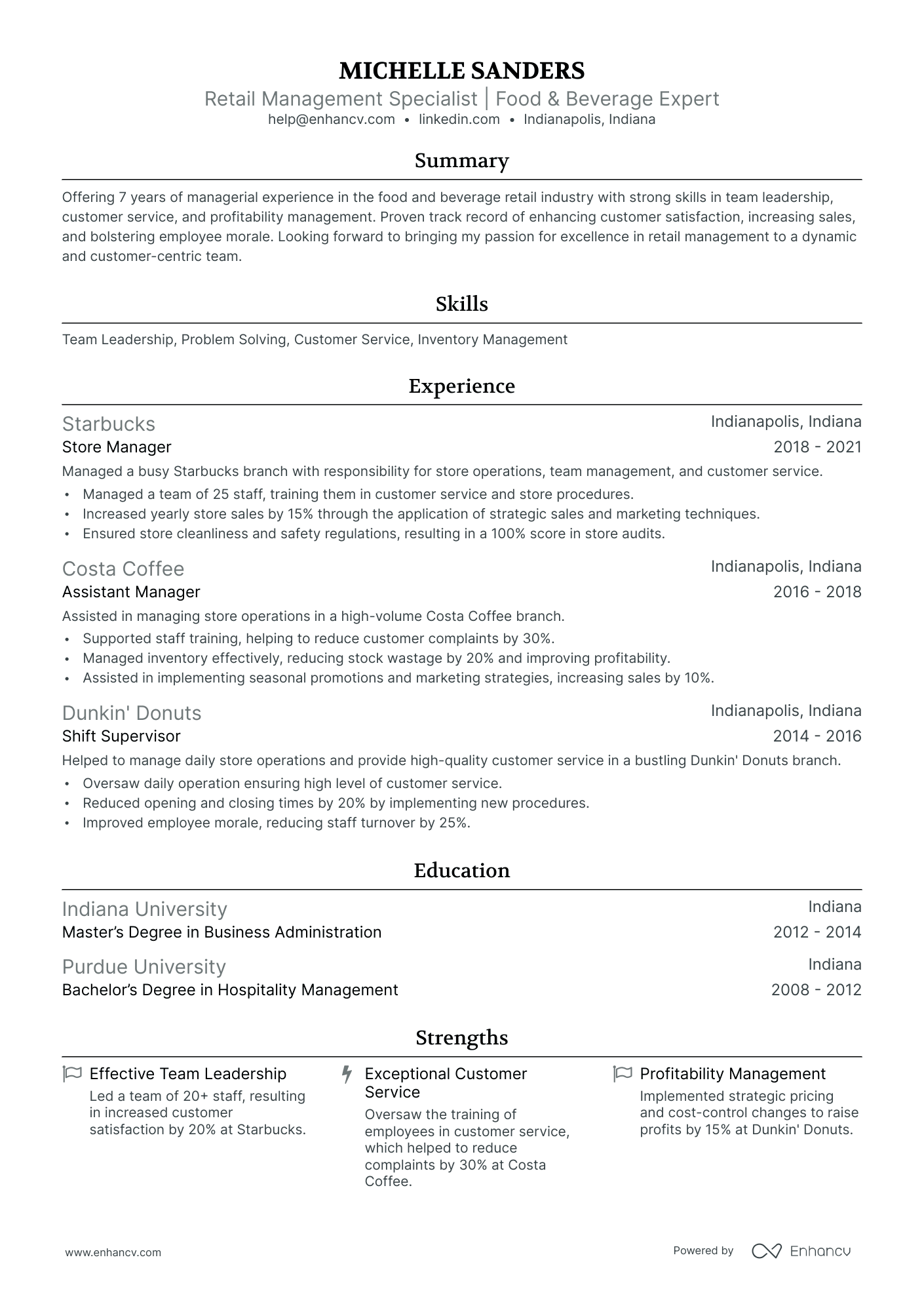 10 Coffee Shop Resume Examples & Guide for 2026
