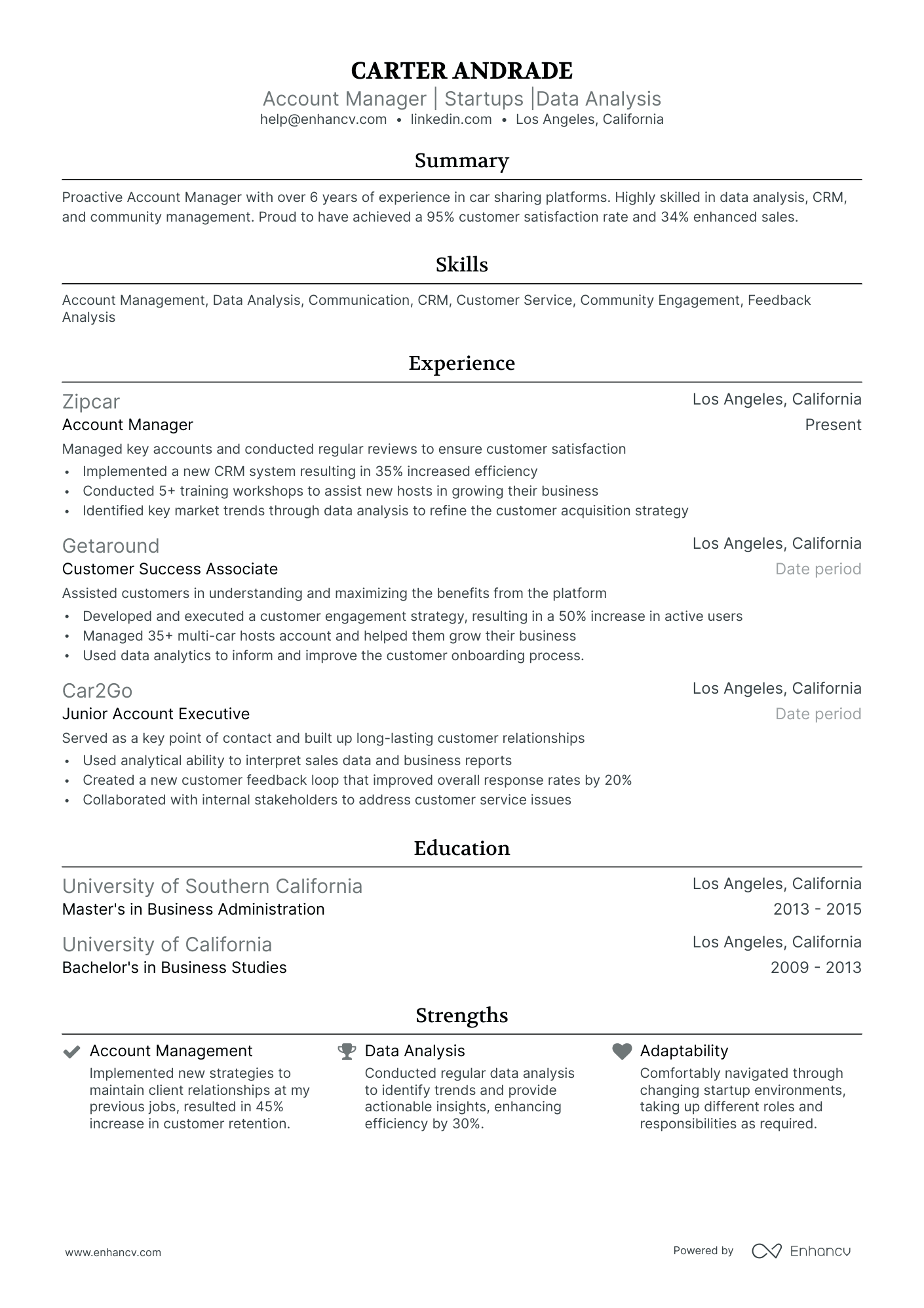 10 Customer Success Associate Resume Examples & Guide for 2025