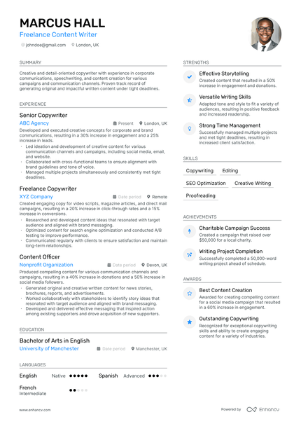 25 Writer Resume Examples That Got Jobs for 2025
