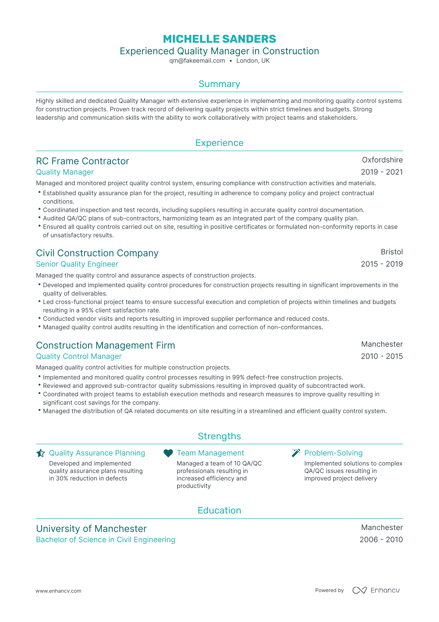 5 QA Manager Resume Examples & Guide for 2023
