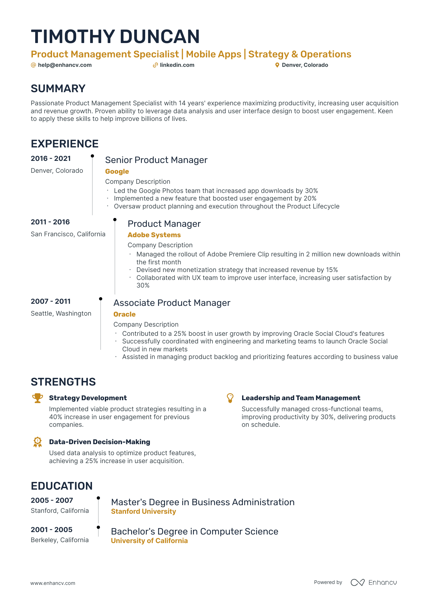 5 Head of Product Resume Examples & Guide for 2026
