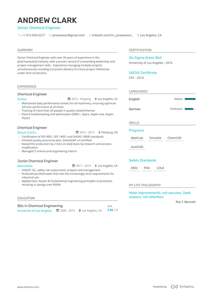 9 Engineering Resume Examples & Guide for 2023
